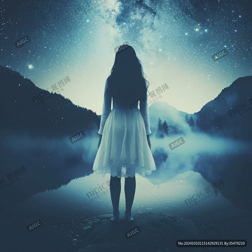 Ai创作图星空下的少女 星空女孩插画 星空下的女孩 唯美黑夜晚女孩吊旗 梦幻风景女孩 美丽女孩跳舞唯美星空 星空中的女孩 星空小女孩 星月河幻想插画 宇宙女孩插画 梦幻女孩插画 梦幻世界里的