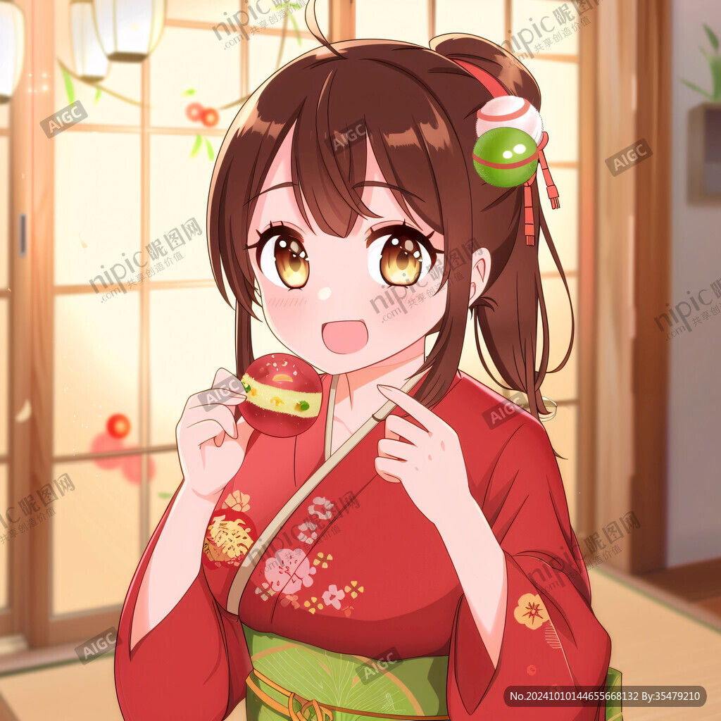 Ai创作图吃糖葫芦的女孩 桃子拟人形象 馋嘴甜美女孩 卡通女孩吃枣 日韩厚涂插画 平锅木乃乃 辣妹子形象插画动漫 吃货女孩本本封面 助六由缘江户樱 吃糕点插画 抱枣的女孩 日系平涂 卡通端饭