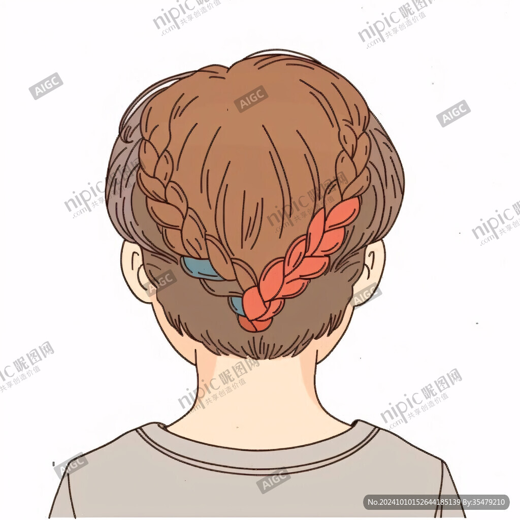 Ai创作图扎辫子卡通女孩 扎小辫子的女孩子 手绘辫子女孩 插画头像长辫子女孩 卡通麻花辫小女孩 麻花辫女孩卡通 辫子卡通女孩 手绘甜美辫子女孩 扎辫子的女孩 女孩背影女孩插画 背影女孩女孩插画