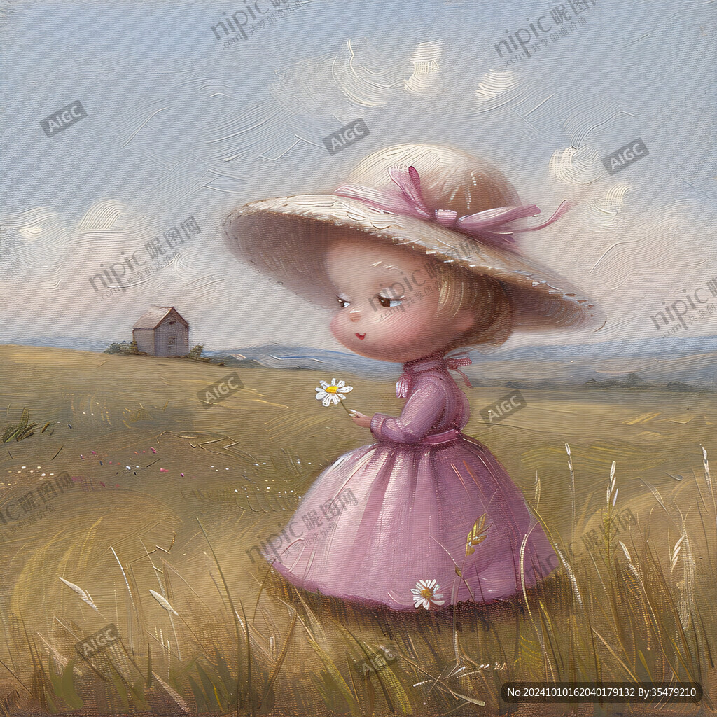 Ai创作图卡通农家小女孩 乡村女孩插画 手绘戴草帽的小女孩 农家女孩插画 午后的小女孩插画 小女孩插画小场景 采花的小女孩插画 怡然自得的小女孩插画 野餐后的小女孩插画 卡通草帽姐姐 农家小