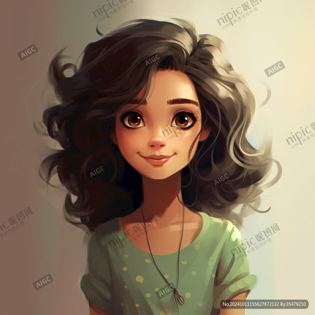 Ai创作图数字肖像插画 插画人物头像女孩 少女头像插画 人物头像插画女孩 原创女孩插画 正面人物插画 漂亮女孩插画 板绘女孩 手绘俏皮女孩头像插画 高精女孩原画稿 板绘少女插画 女孩人物插画