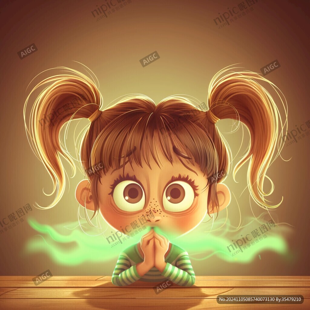Ai创作图女孩生气插画 聪慧的小女孩插画 女孩静思静坐 思考的小姑娘 神奇的小孩 小女孩祈祷 怪表情的小女孩 一脸朦胧的小女孩 许愿的女孩 卡通麻花辫小女孩 扎辫子的小女孩 小女孩头像插画 小