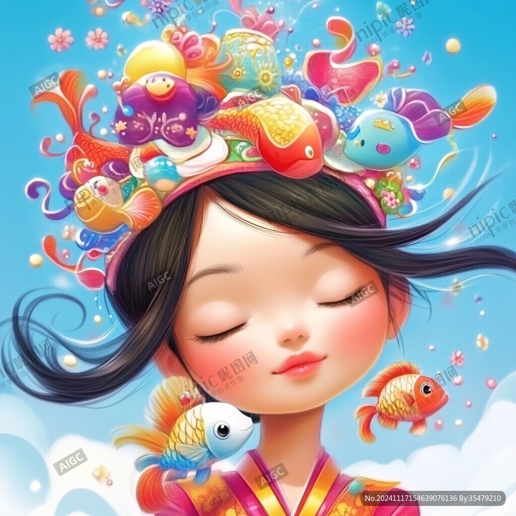 Ai创作图许愿女孩插画 卡通中国风小女孩 龙年小女孩插画 梦幻女孩插画 格格头像插画 梦幻儿插插画 中国风女孩素材 卡通女孩壁纸 中国女孩图片 Q版朝鲜族女孩 聪慧的小女孩插画 喜庆女孩头像