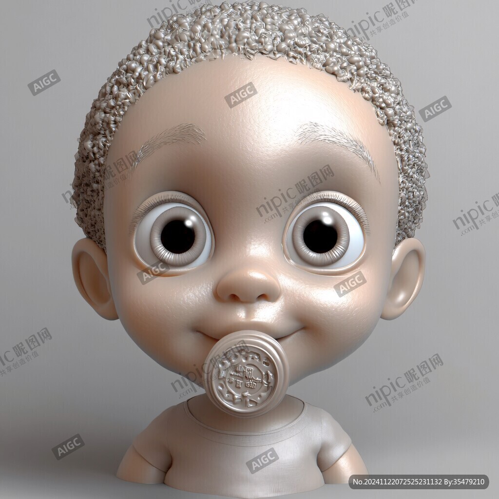 Ai创作图仿3d卡通形象 3d卡通人物 写实卡通人物 写实白羊男孩 3d效果男孩 娃娃头像 泥塑阿难头像 大头娃 光头小孩雕塑 泥塑小男孩 卡通大头娃娃图片 3d卡通形象 3d吉祥物 3d人物