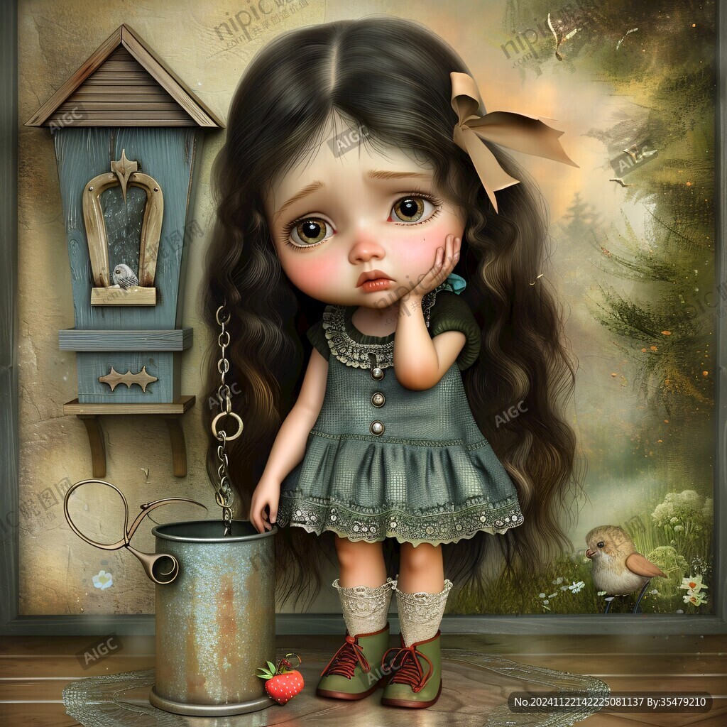 Ai创作图小女孩插画小场景 流泪的玩具娃娃 小姑娘人偶 儿插女孩 小女孩q版 鼠绘卡通娃娃 小女孩摆件 插画小女孩 孤单的小女孩插画 写实人物插画 唯美浪漫小女孩 小女孩墙纸 小女孩系列插画
