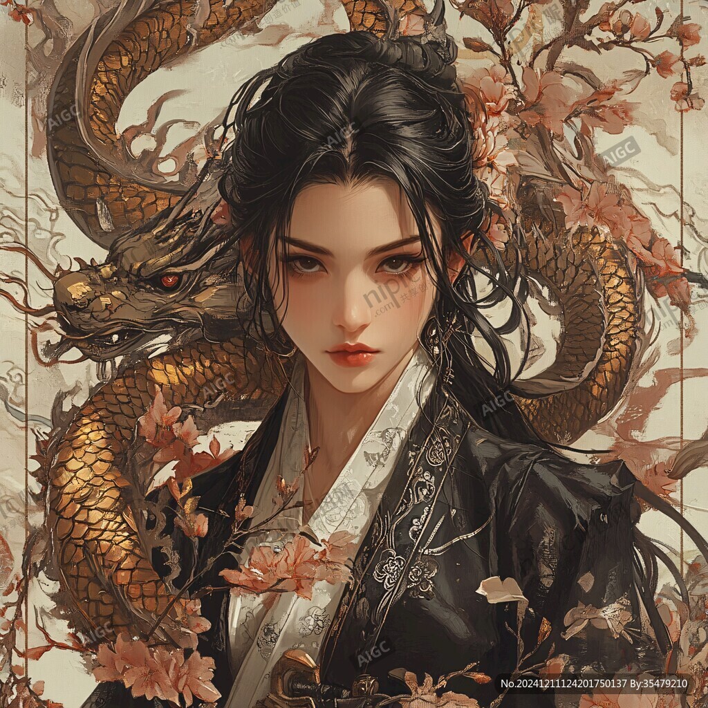 AI创作图板绘人像 cg绘画作品 古风龙女ip cg插画 日韩厚涂 cg艺术 写实人物插画 插画半身像 古风人物头像 古风美女头像插画封面 日韩厚涂插画 武艺插画 cg绘画 原创厚涂 板绘人物 ...