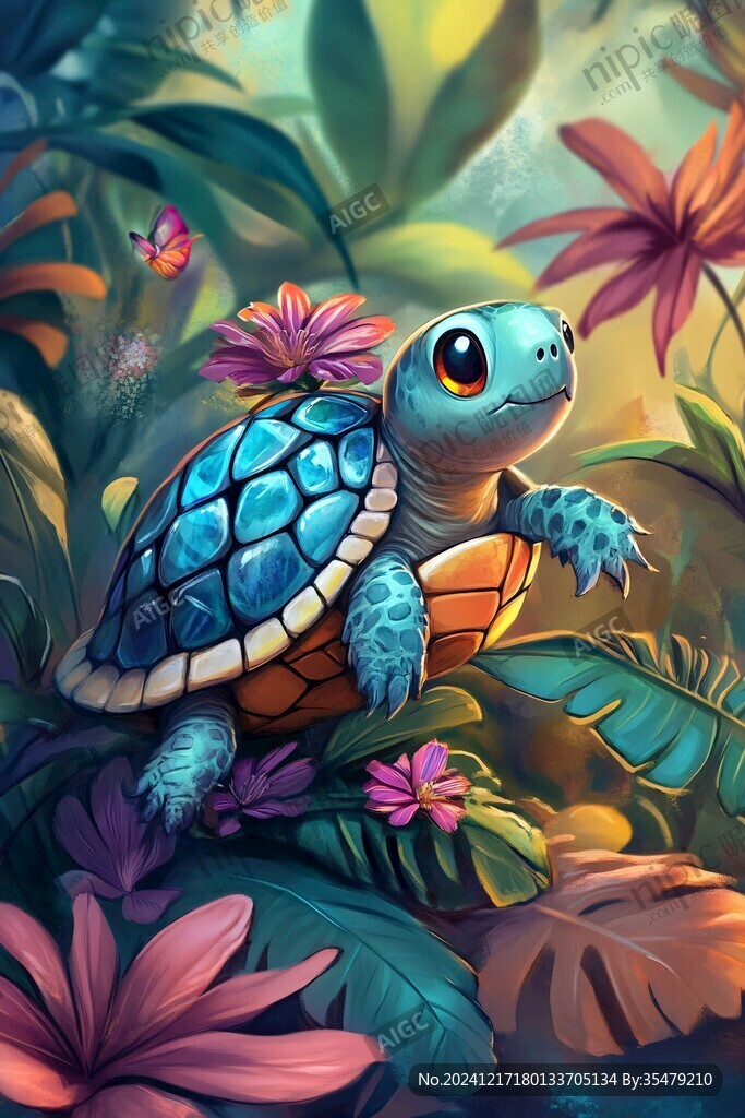 AI创作图原创乌龟插画 乌龟包装插画 旋龟插画 乌龟插画 原创卡通小乌龟 插画龟 玄龟插画 q版乌龟 乌龟原创卡通 原创乌龟 青少年儿插 拟人 ...
